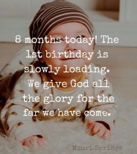 42 Happy 8 Months Baby 2026 - Mzuri Springs