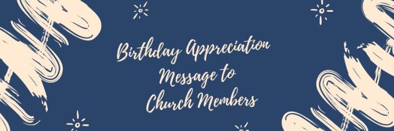 Birthday Appreciation Message to Church Members 2026 - Mzuri Springs