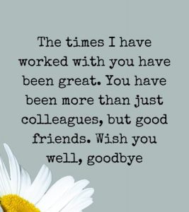 30 Goodbye Message to Colleagues on Last Working Day 2025 - Mzuri Springs