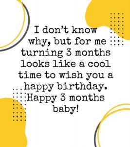 53 Happy 3 Months birthday Wishes. Messages & Quotes 2026