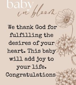 42 Christian Baby Shower Messages 2025 - Mzuri Springs