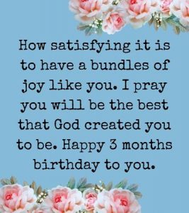 53 Happy 3 Months birthday Wishes. Messages & Quotes 2025