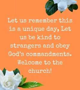 50 Welcome to Church - Welcome Visitors to Church Quotes 2026 - Mzuri ...